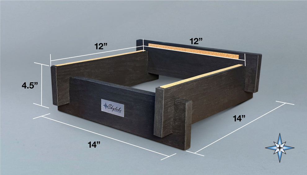 Skylabs Black Pine Speaker Risers (Pair)